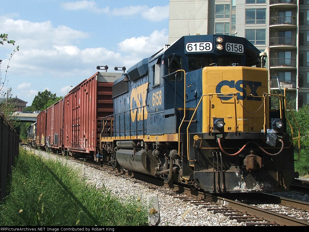 CSX 6158 B738 Rear